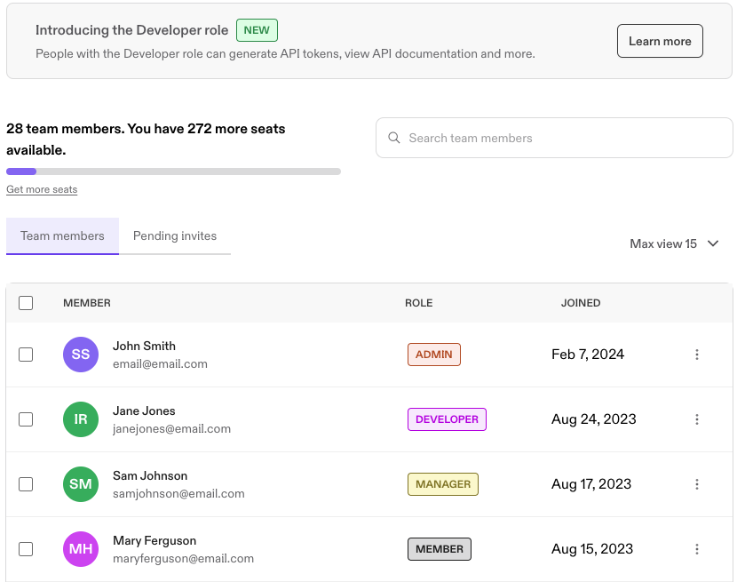 Developer Role – Jasper Help Center