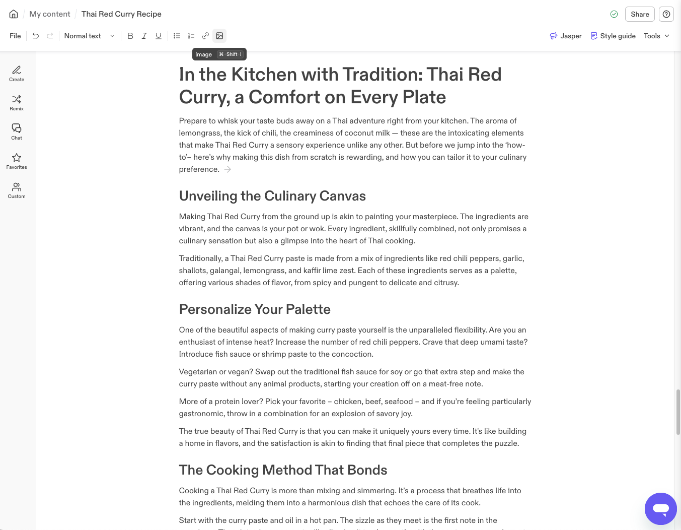 How to Add Images to Your Jasper Content – Jasper Help Center